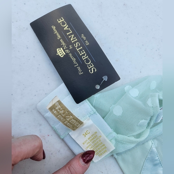 Secrets In Lace | Intimates & Sleepwear | Secrets In Lace Mint Lucy Bra ...